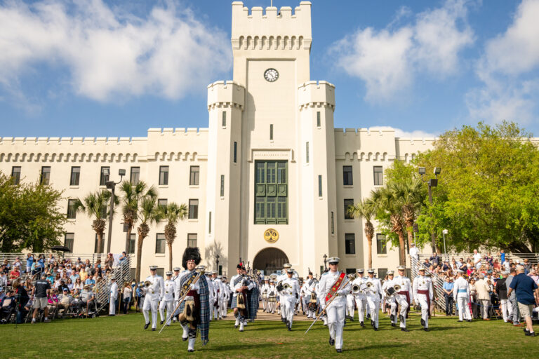 The Citadel Parades - The Citadel Regimental Band and Pipes
