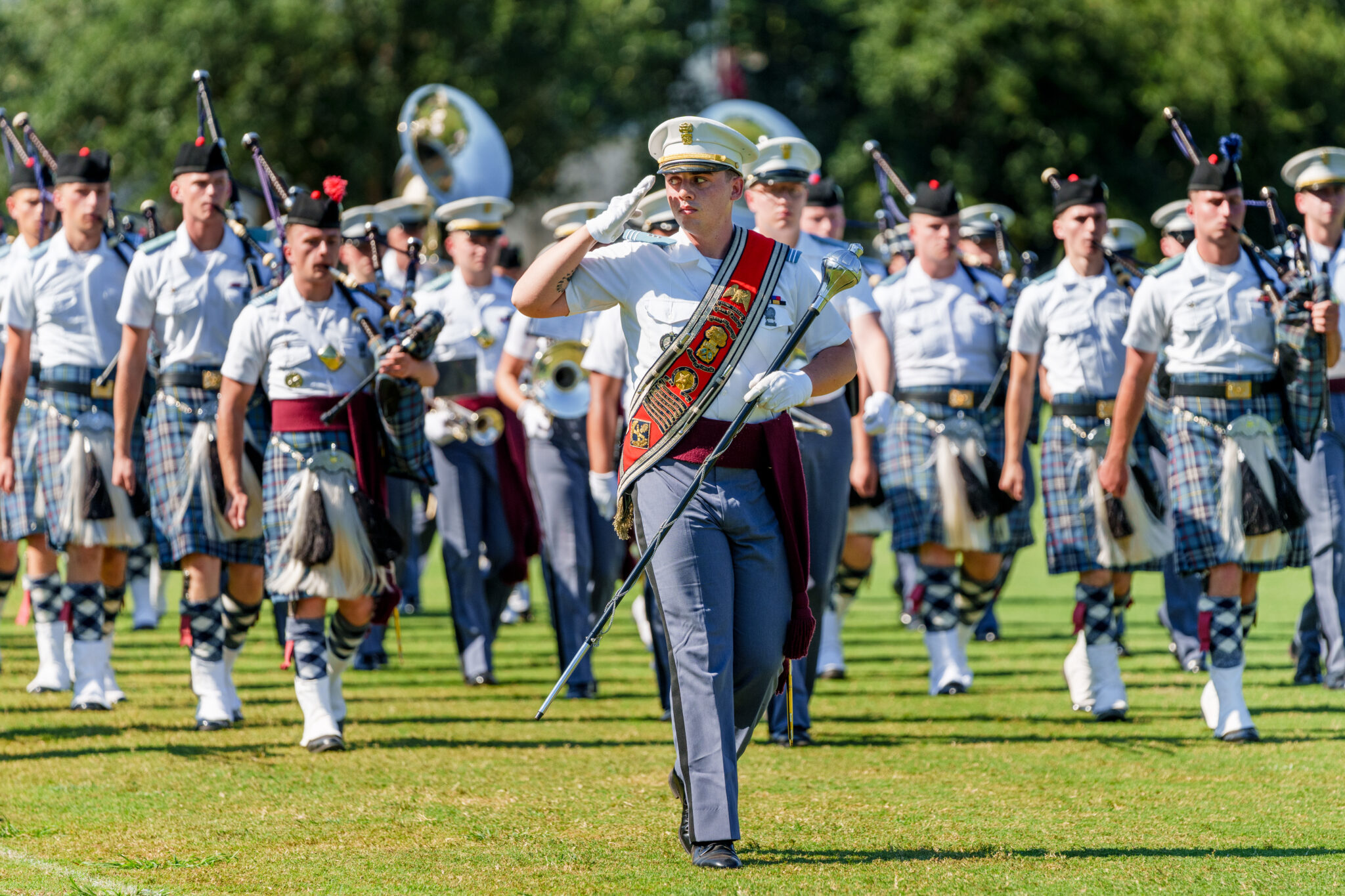 The Citadel Parades - The Citadel Regimental Band and Pipes