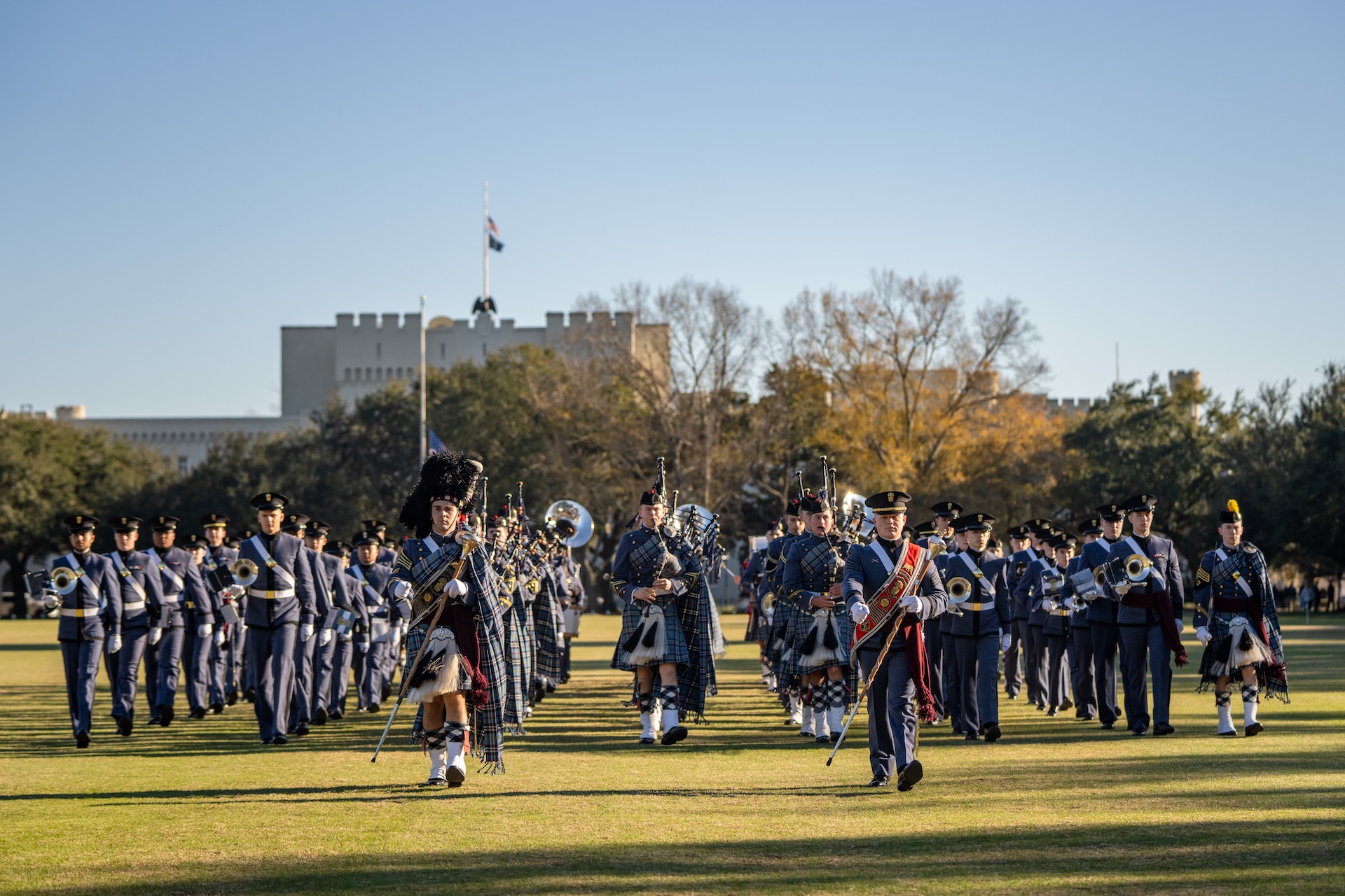 The Citadel Parades - The Citadel Regimental Band and Pipes