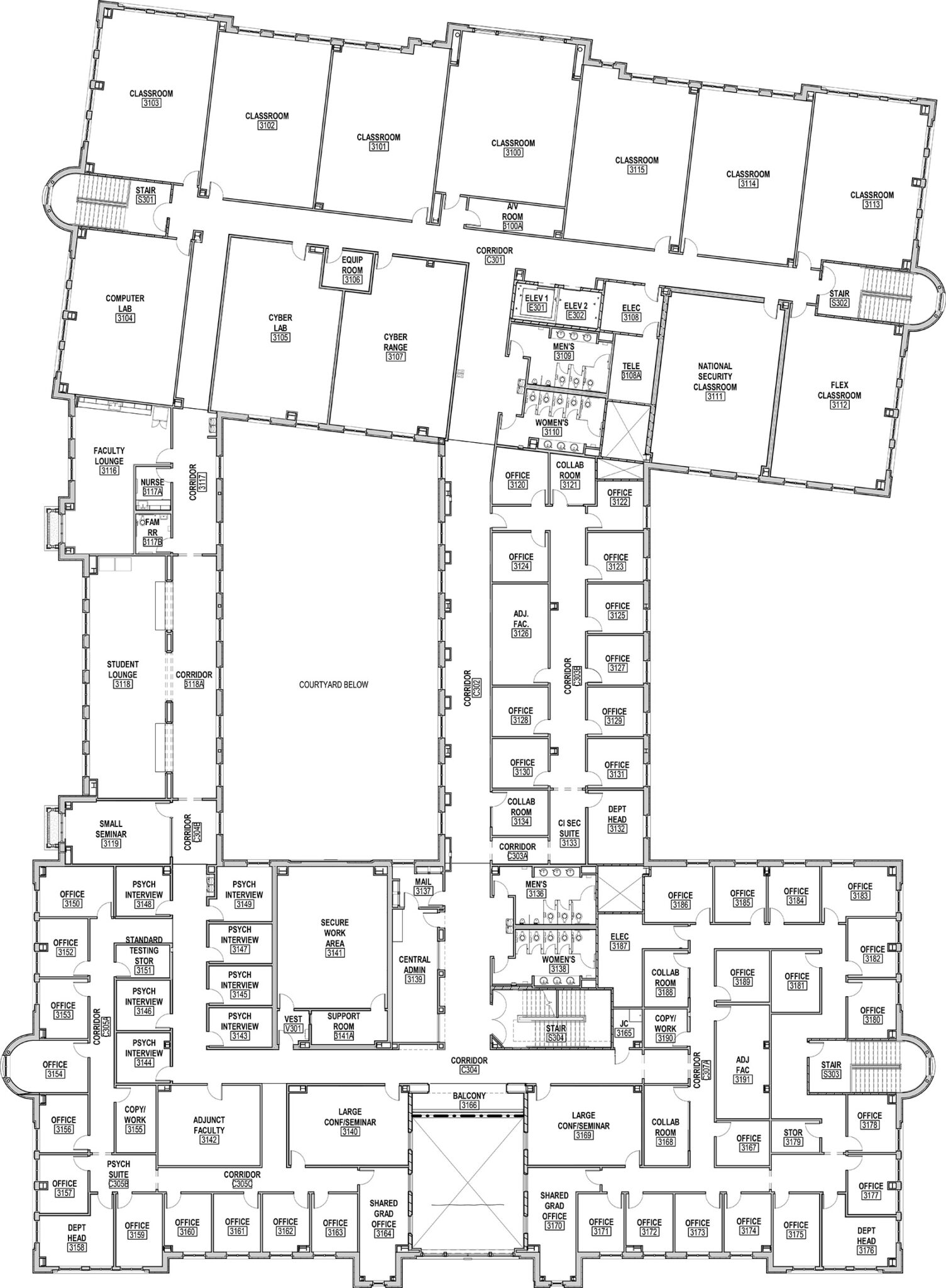 Floor Plans - Capers Hall