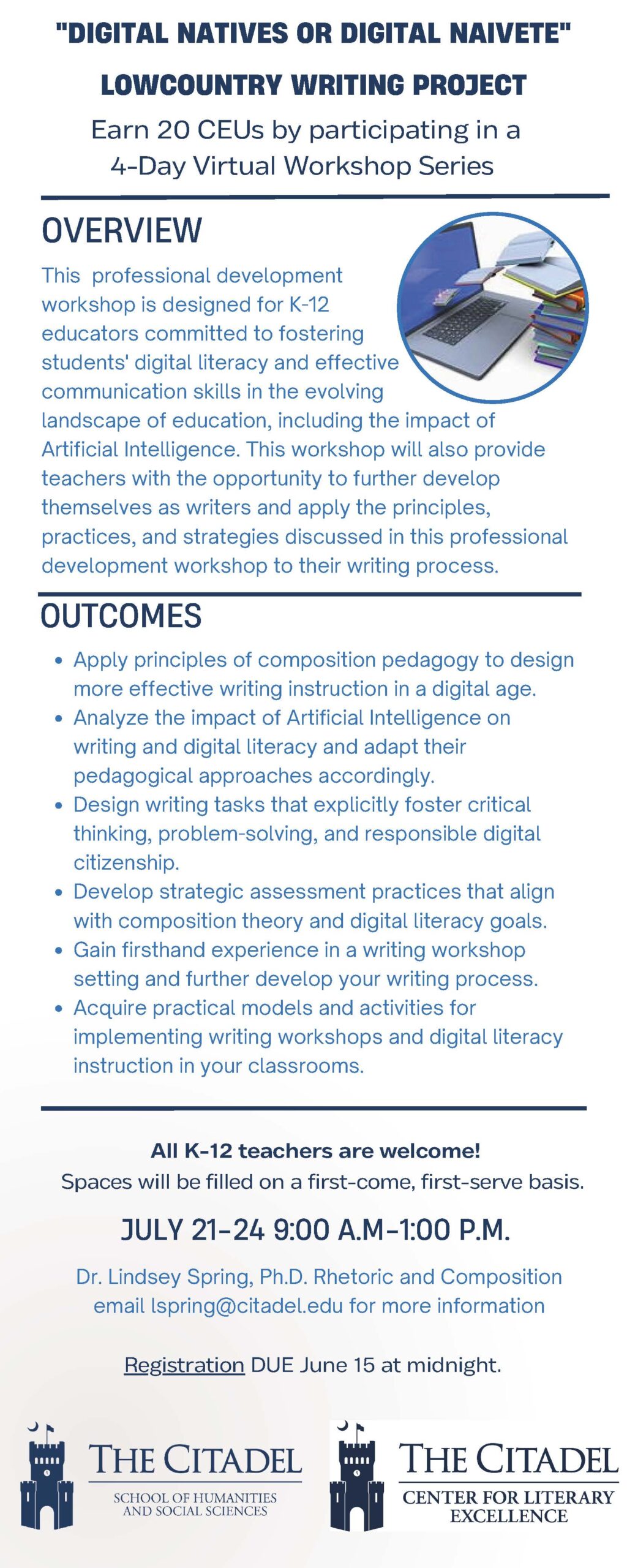 Lowcountry Writing Project - Department of English, Fine Arts ...