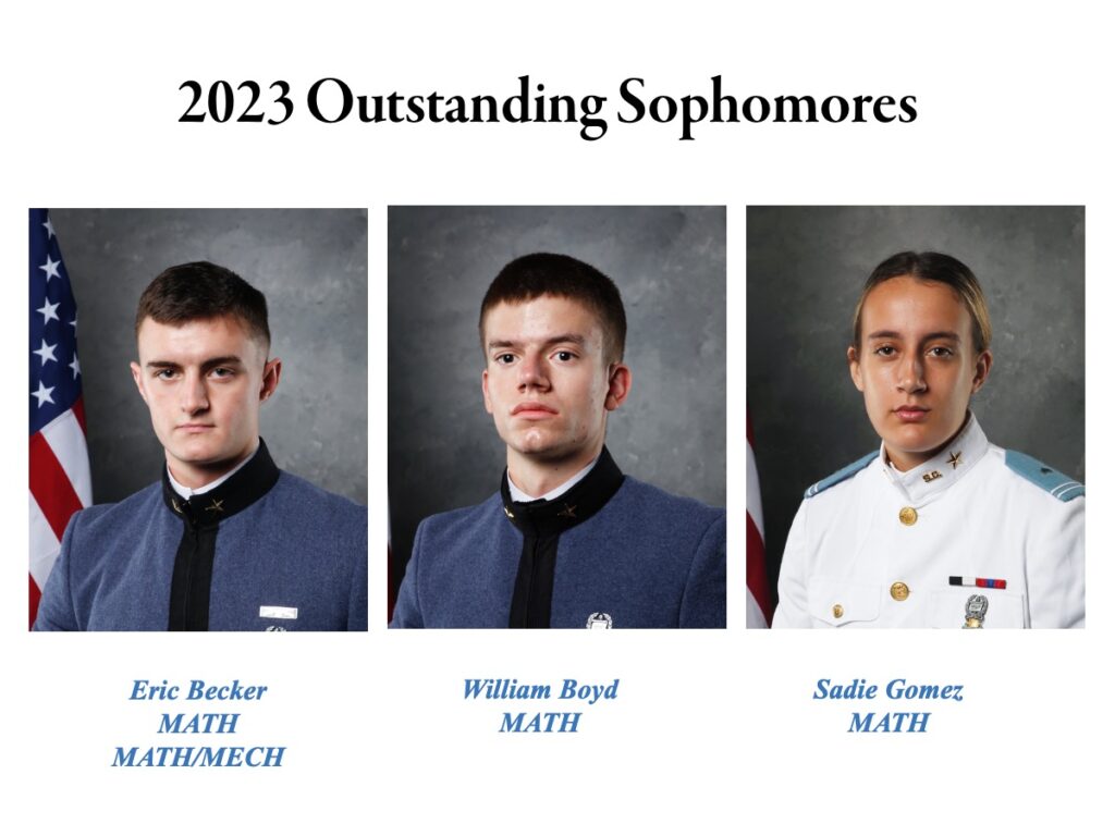 Awards and Distinctions 2022-2023 - Department of Mathematical Sciences