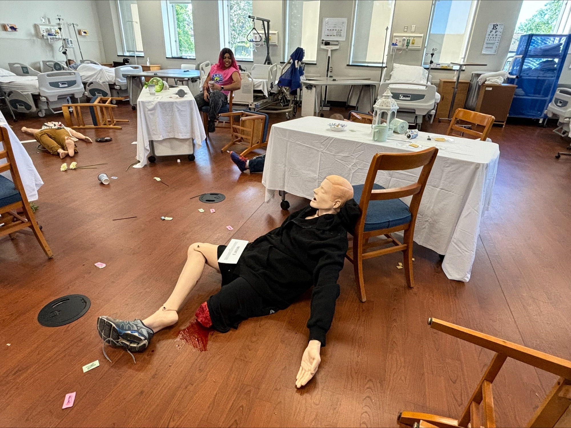 Students collaborate in disaster simulation exercise - Notes from the ...