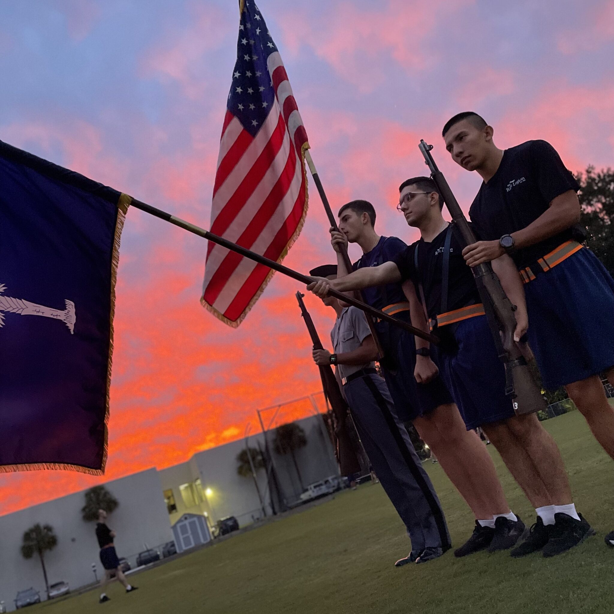 Color Guard - Rifle Legion Drill Team